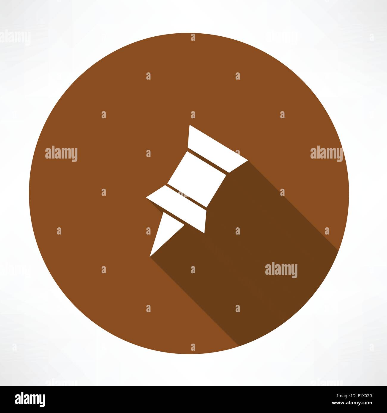 Pushpin icon. Flat modern style vector illustration Stock Vector Image ...