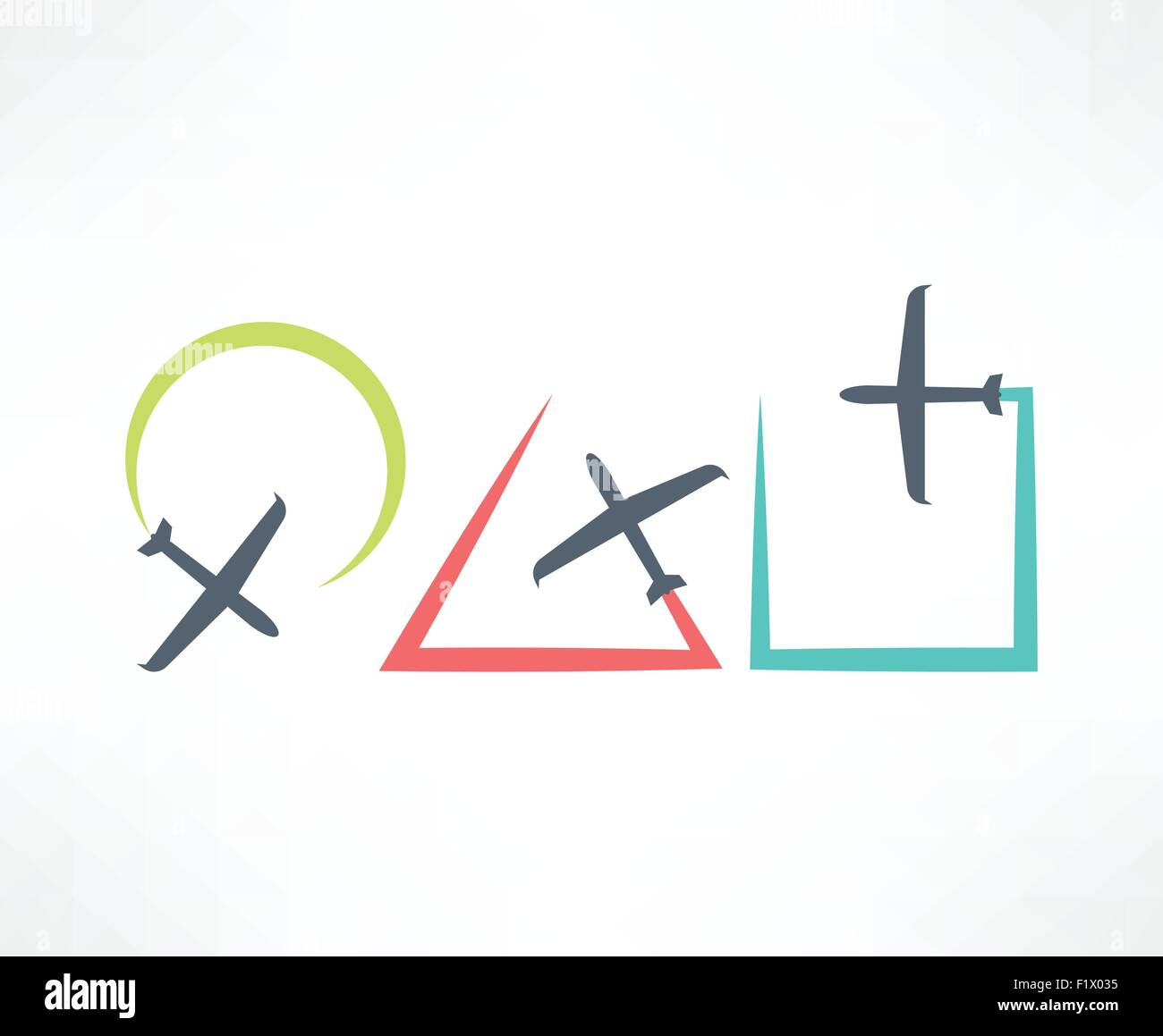 Airplane symbol. Design logo Stock Vector Image & Art - Alamy