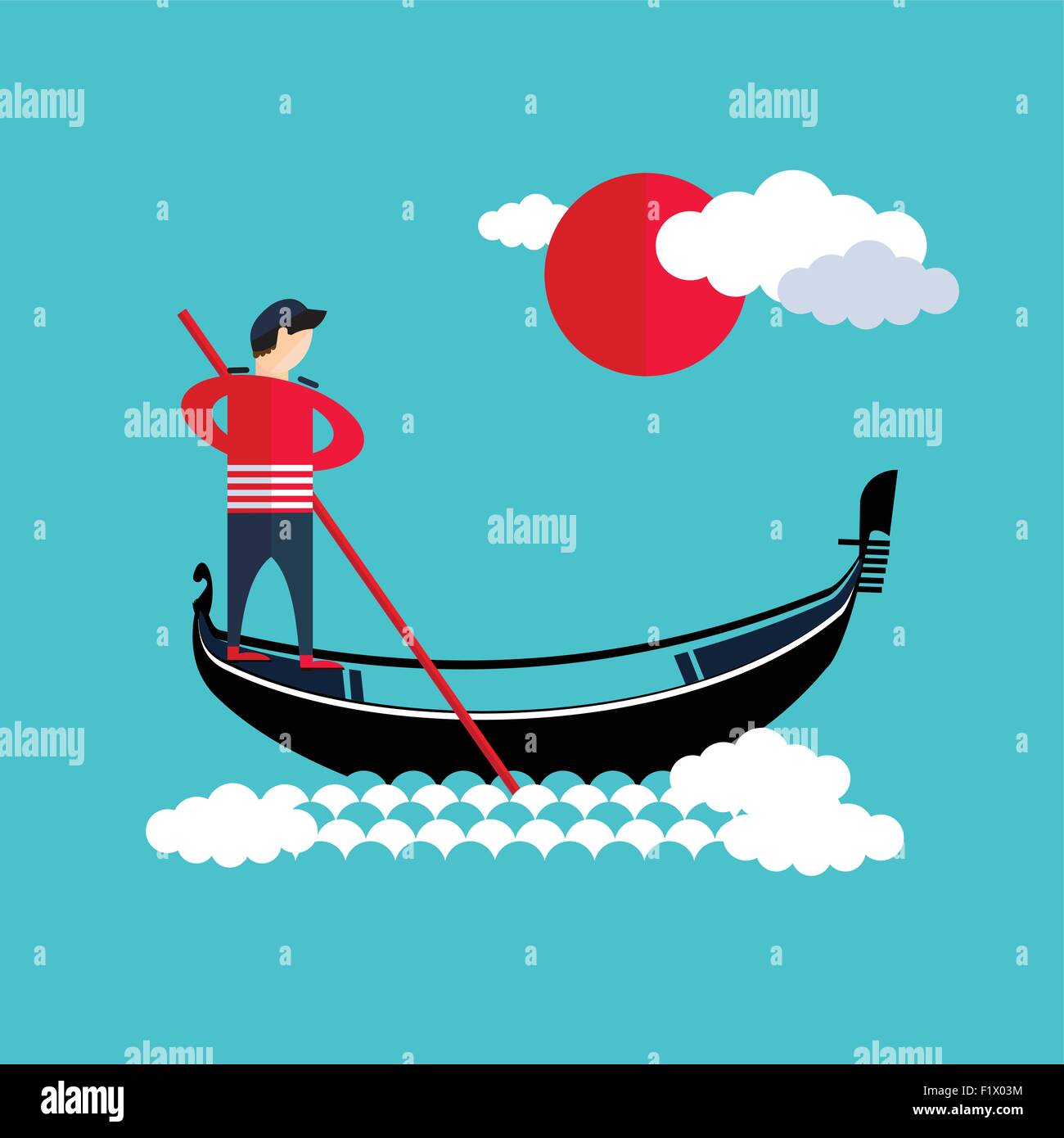 City line venice in Stock Vector Images - Alamy