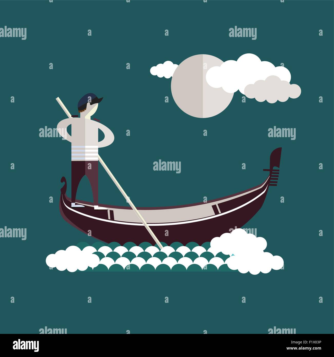 City line venice in Stock Vector Images - Alamy