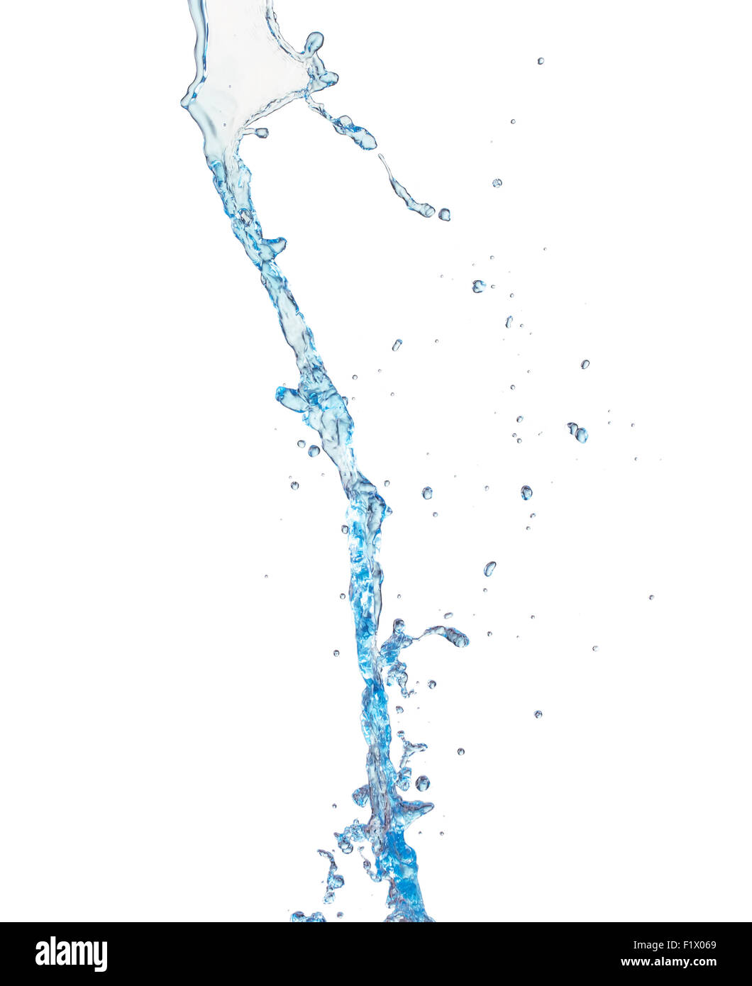 water pouring isolated on the white background Stock Photo - Alamy