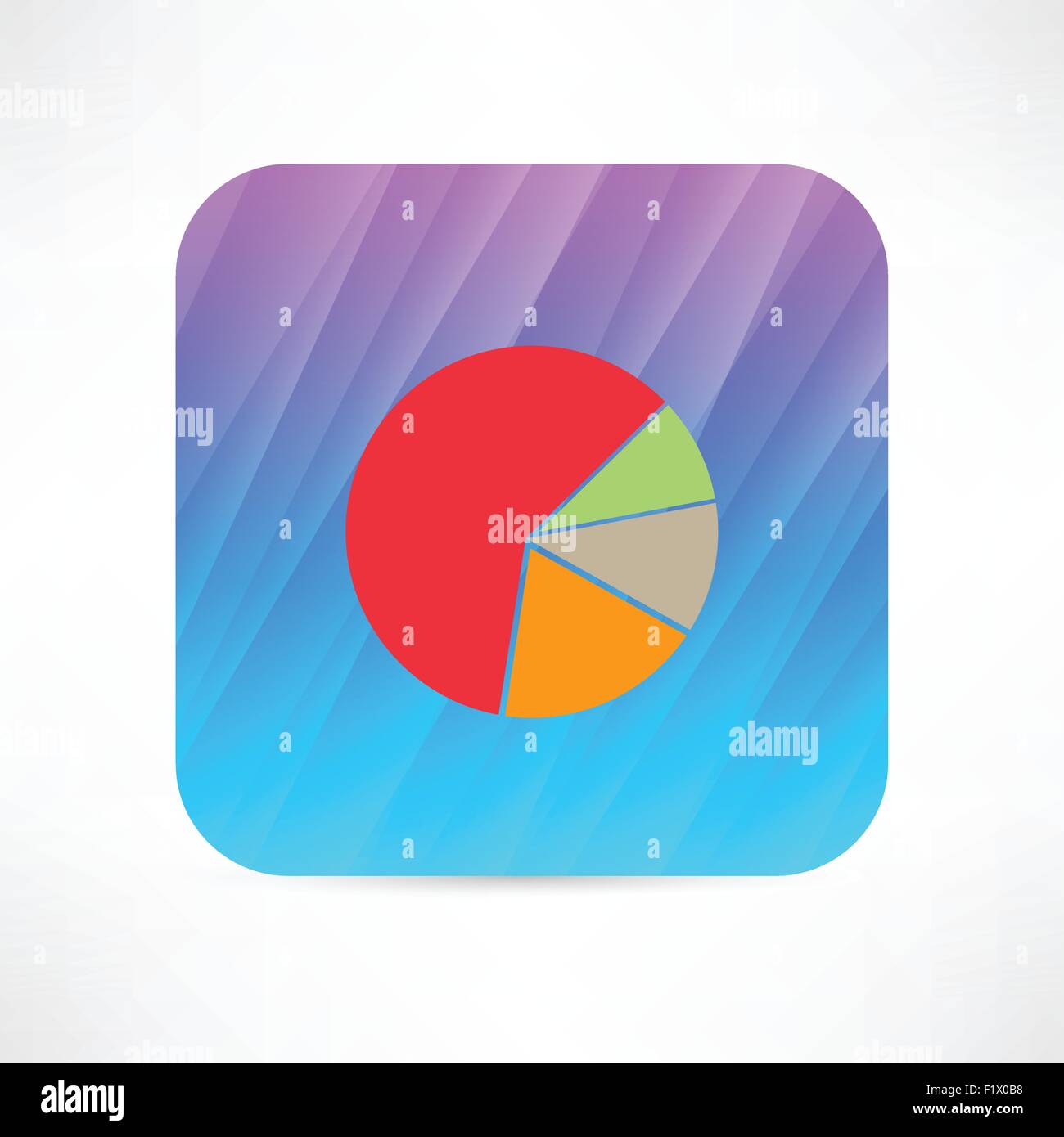 diagram pie icon Stock Vector Image & Art - Alamy