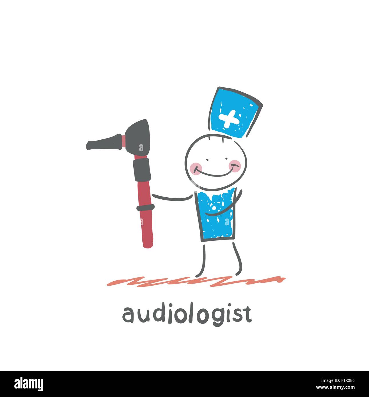 Cartoon listen hi-res stock photography and images - Alamy