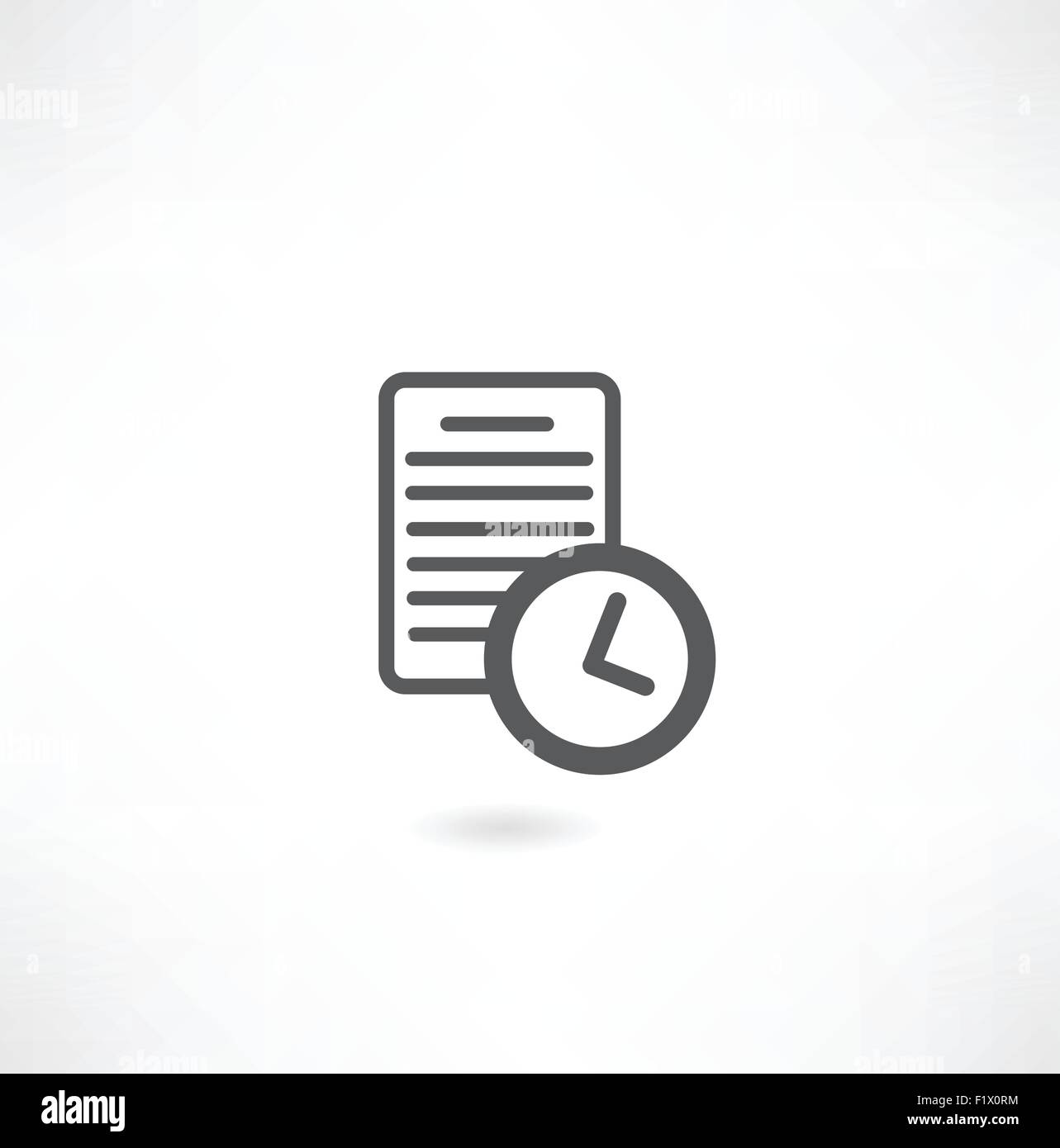 Clock hanging wall Stock Vector Images - Alamy