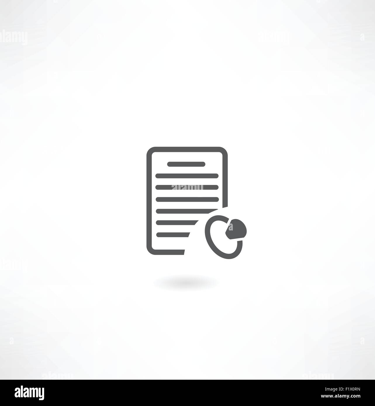 document and Signet icon Stock Vector Image & Art - Alamy