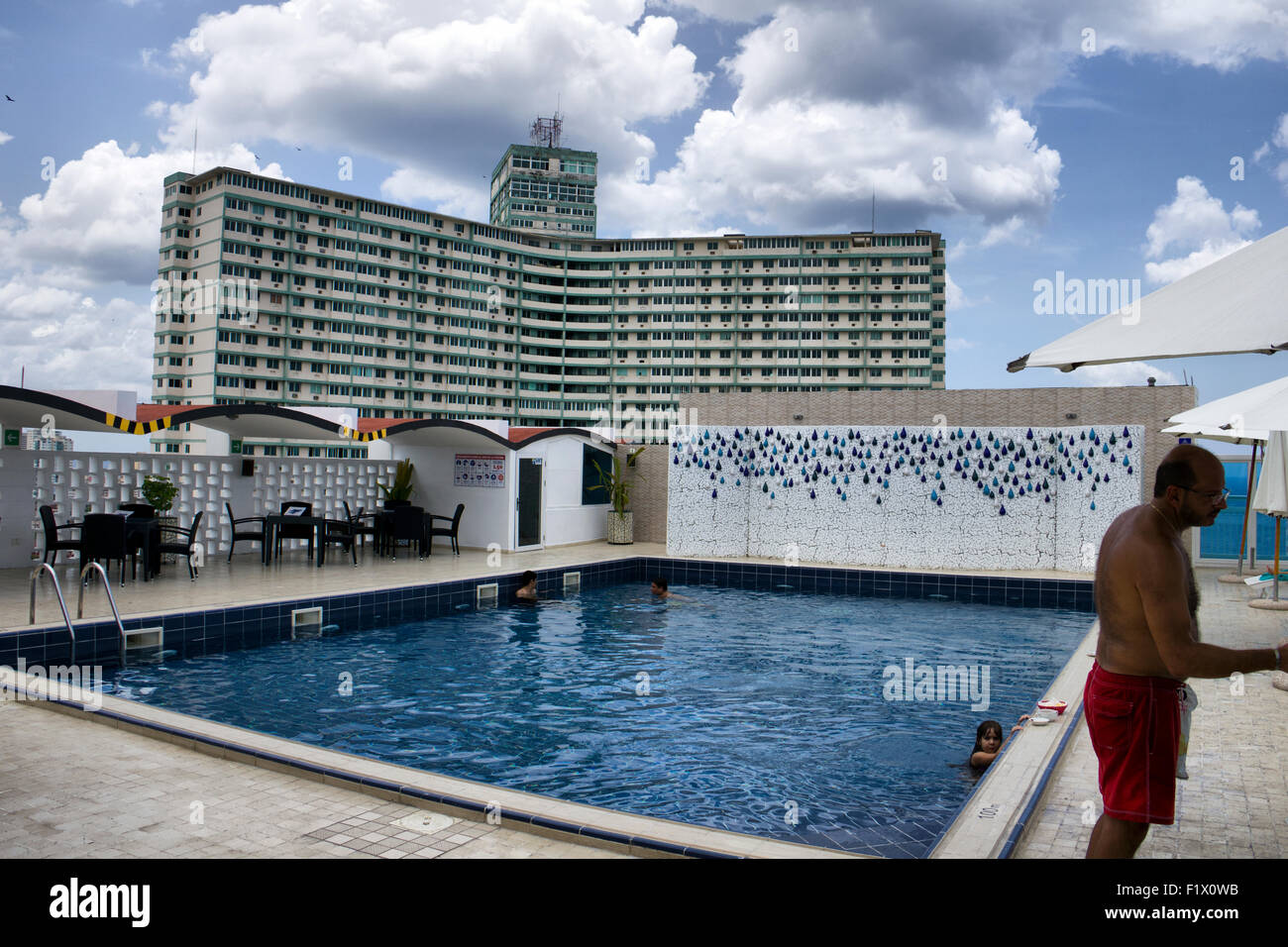 Hotel Capri Pool in Havana - Cuba Stock Photo - Alamy