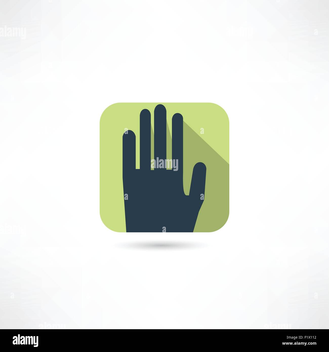 human palm icon Stock Vector Image & Art - Alamy