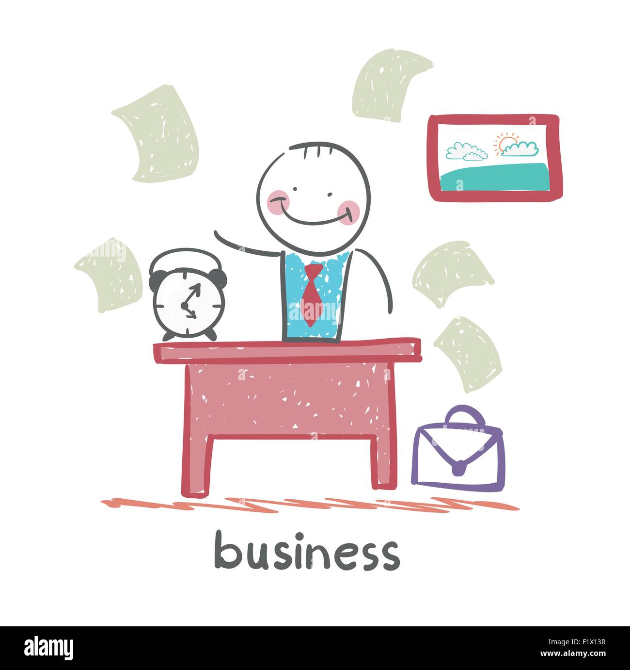 Business people partnership laptop Stock Vector Images - Alamy