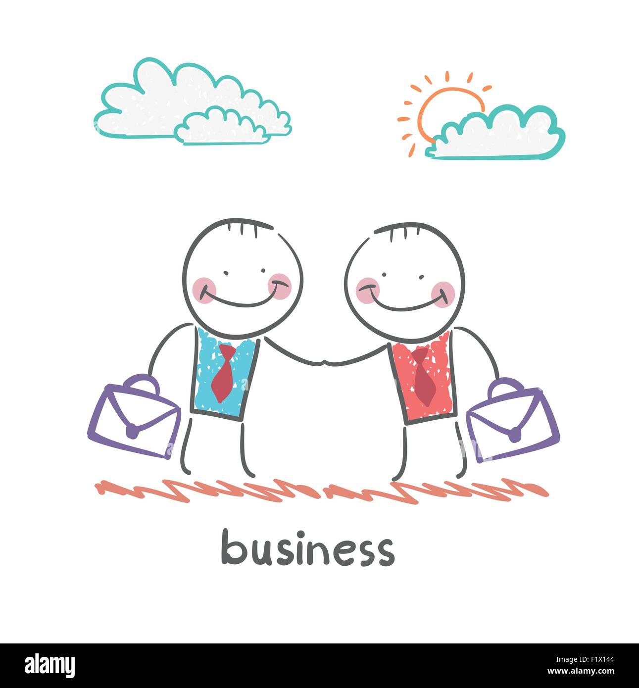 Human shaking Stock Vector Images - Alamy