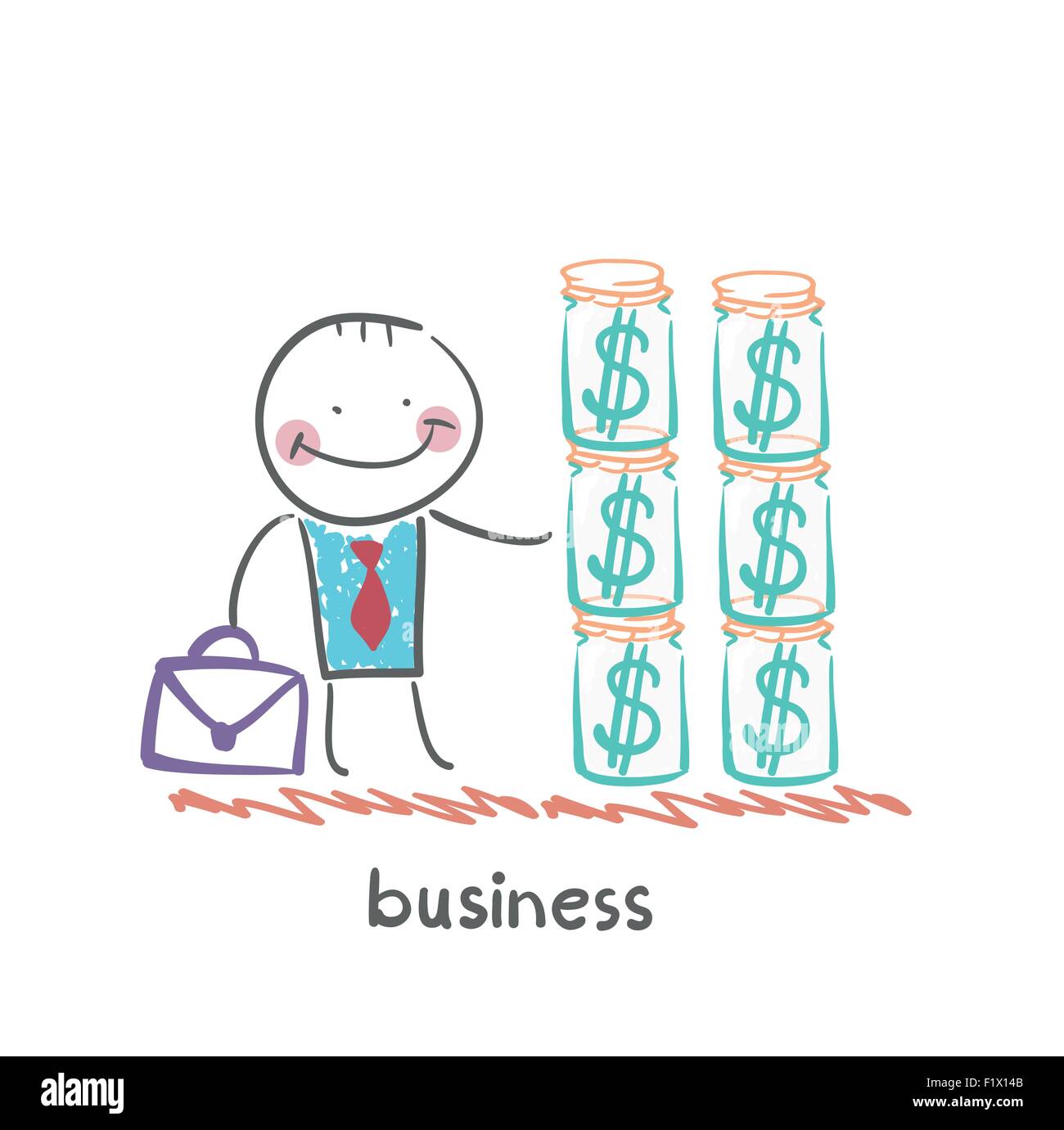 Bin paper angry Stock Vector Images - Alamy