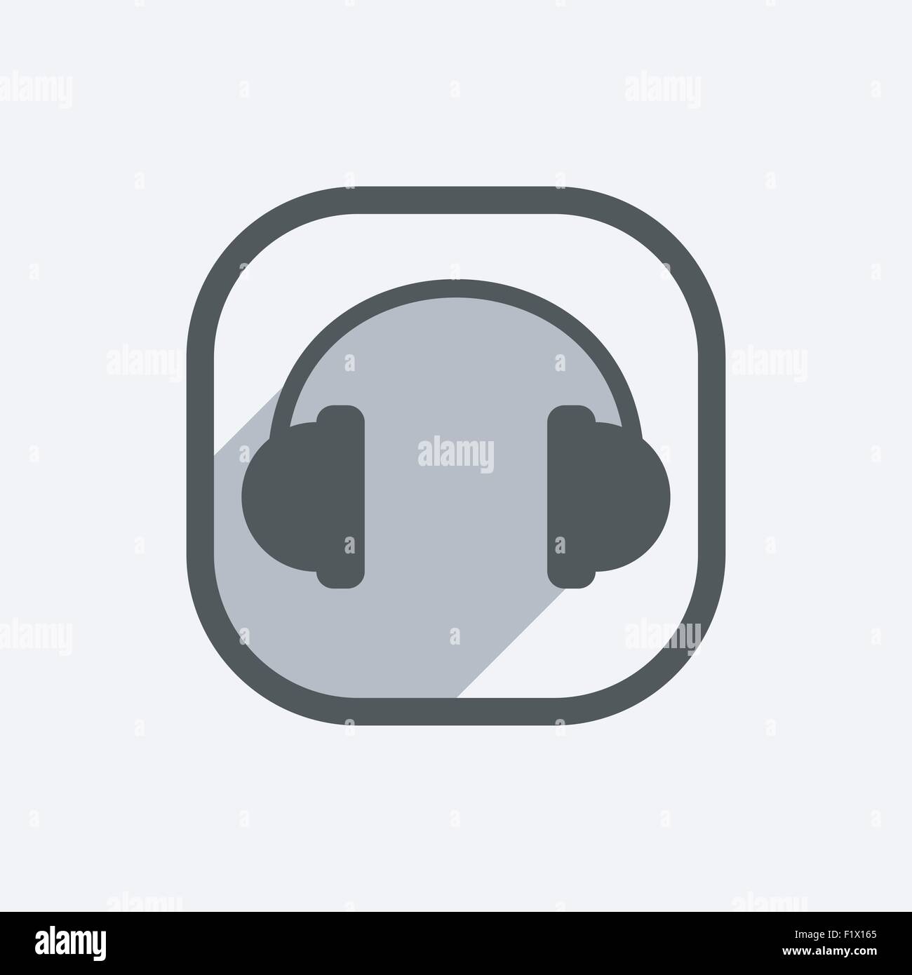 Silhouette with headphones man profile hi-res stock photography and ...