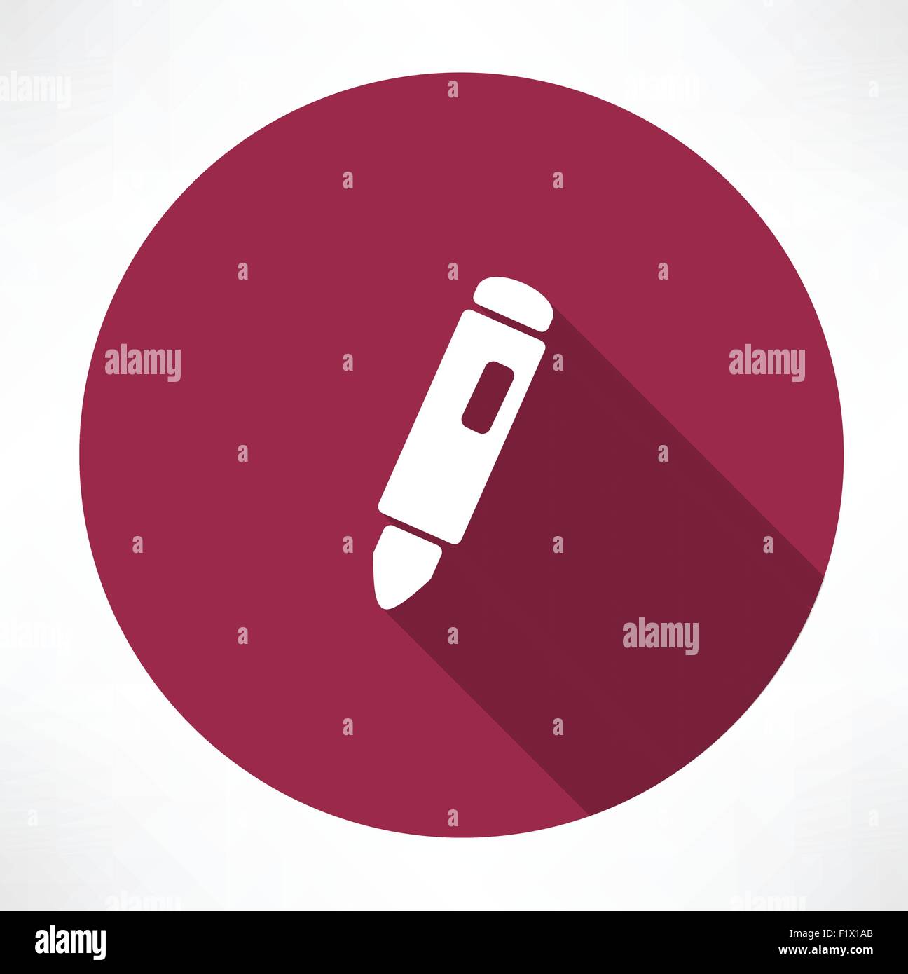 marker icon. Flat modern style vector illustration Stock Vector Image ...