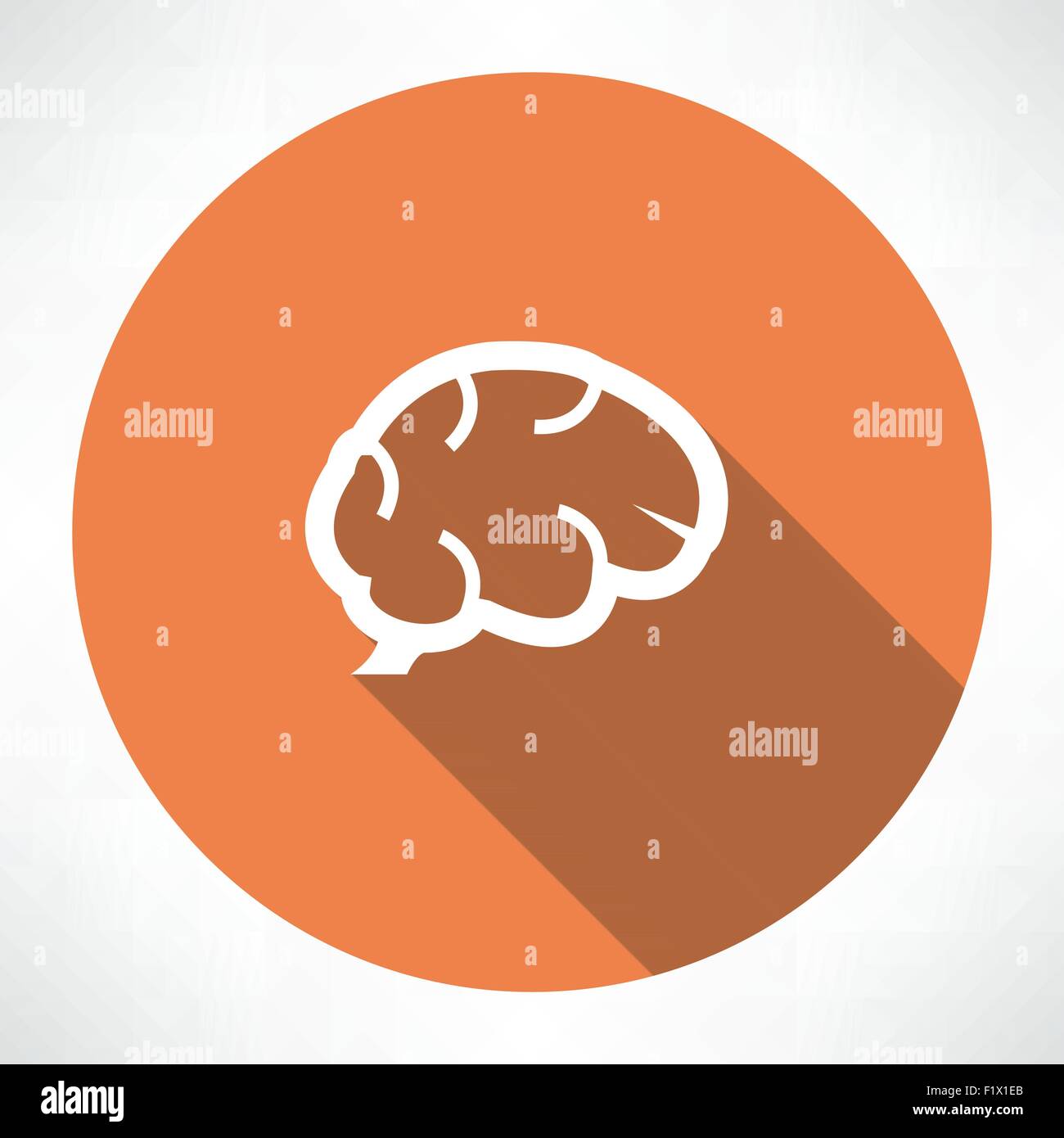 Brain icon hi-res stock photography and images - Alamy