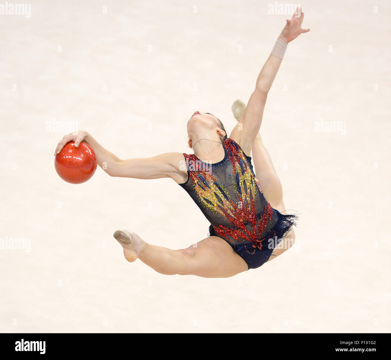 Stuttgart, Germany. 08th Sep, 2015. Milena Milacic of Serbia in action ...