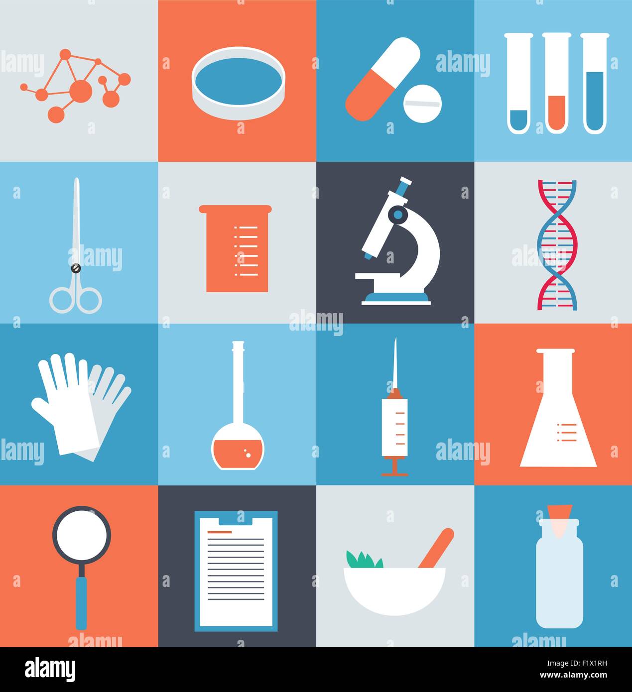 icons illustration medical laboratory Stock Vector Image & Art - Alamy