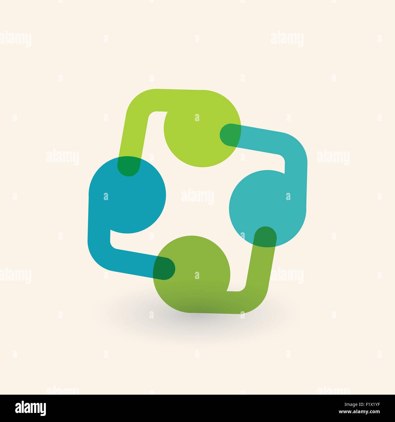 Cooperation and partnership icon. Logo design Stock Vector Image & Art ...