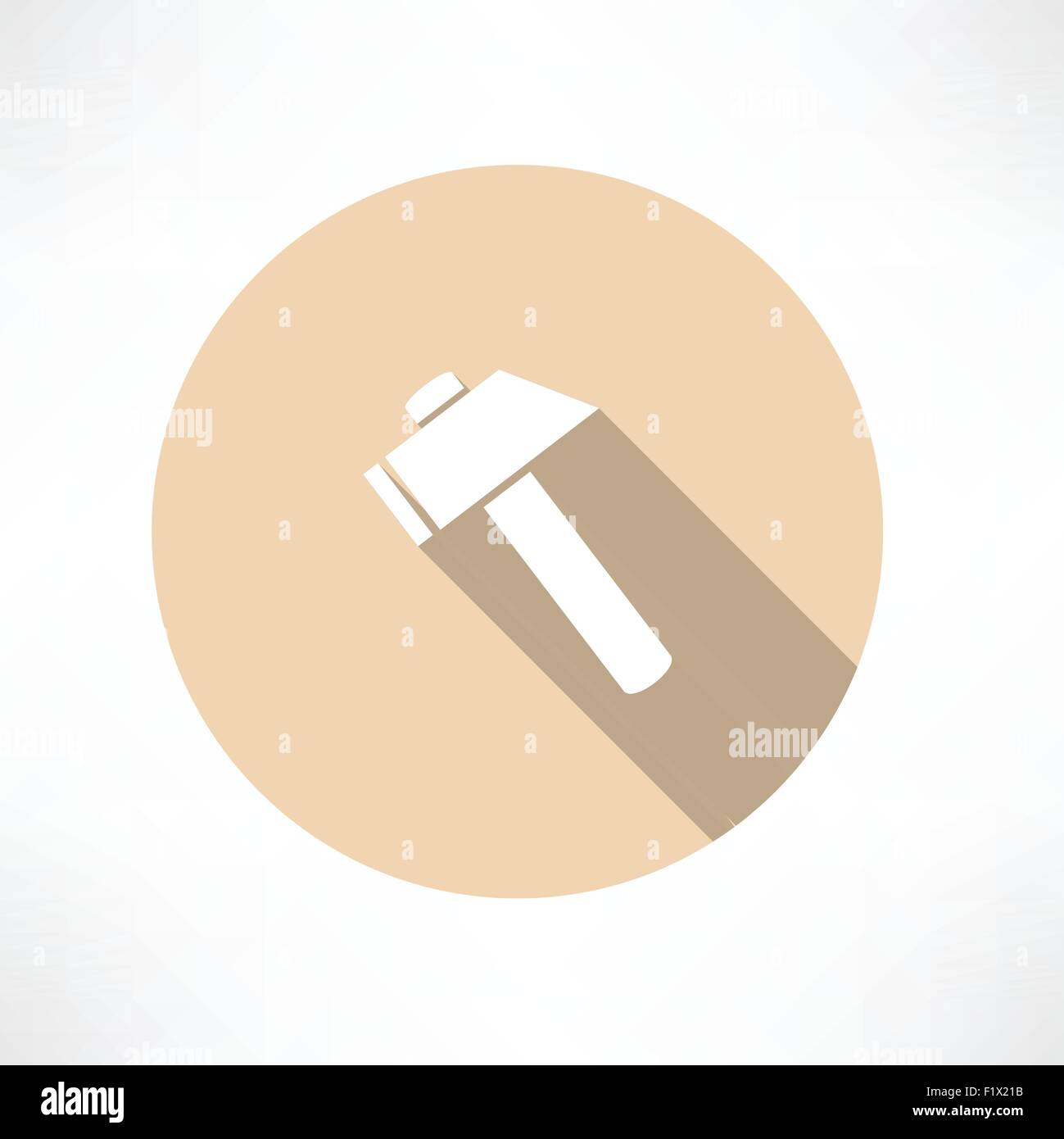 Hammer icons Flat modern style vector illustration Stock Vector Image ...