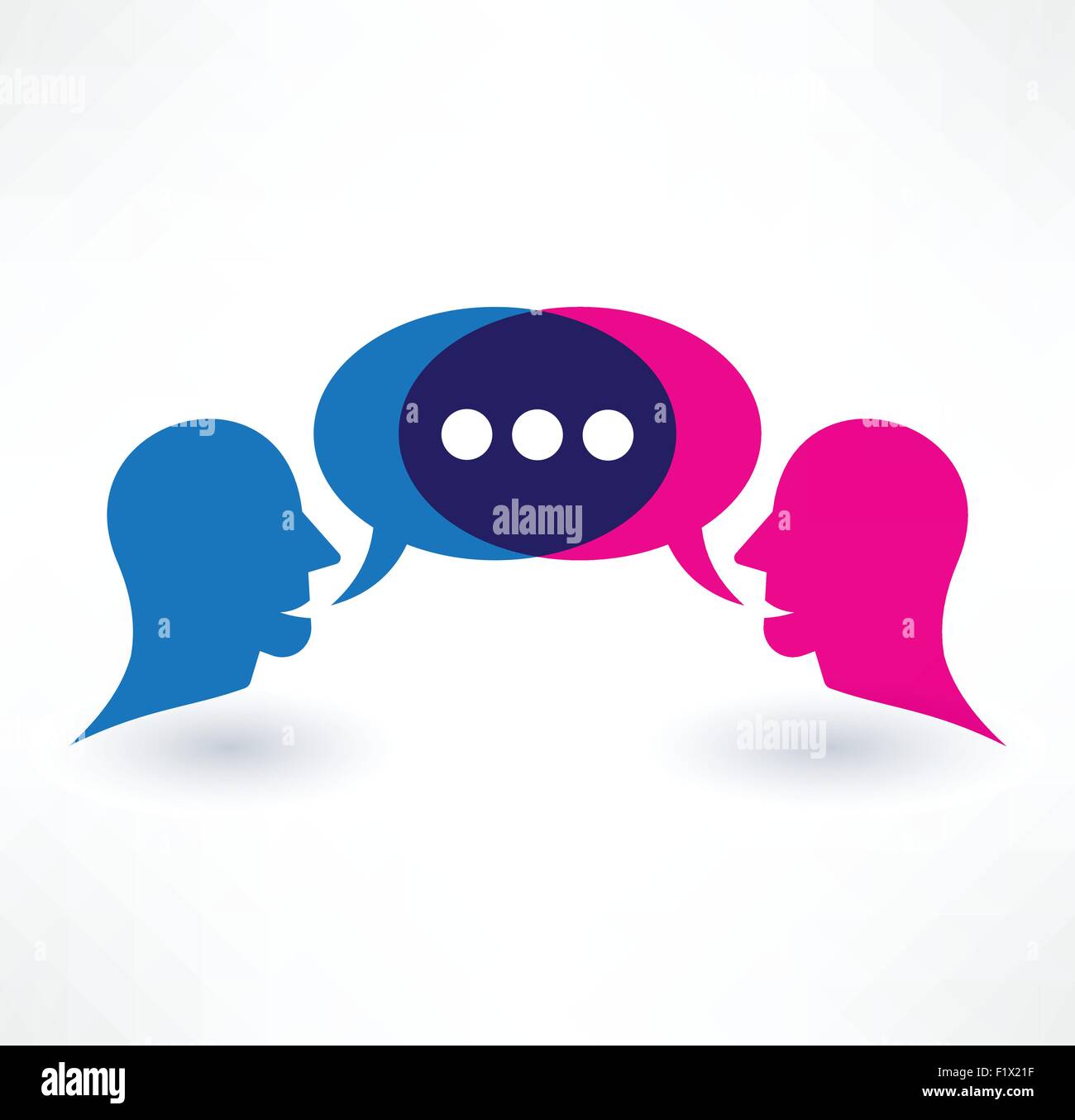 Chat, dialogue and communication icon. Logo design Stock Vector Image ...