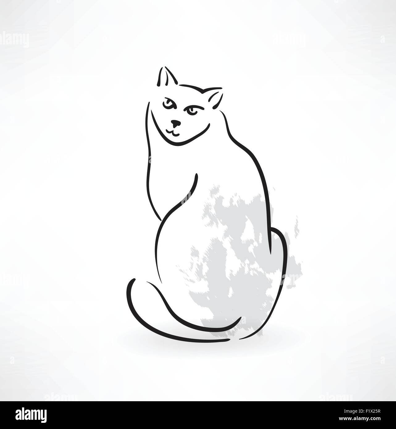 Email cat Stock Vector Images - Alamy