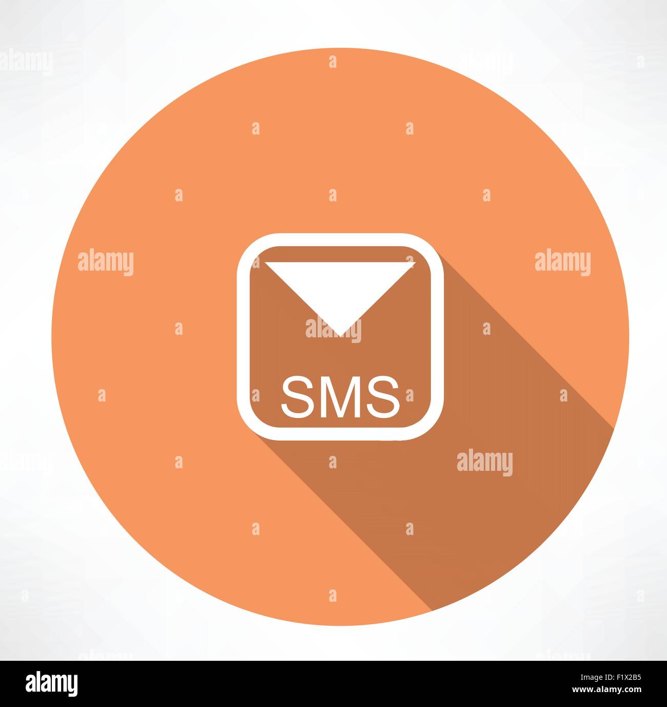 sms icon. Flat modern style vector illustration Stock Vector Image ...