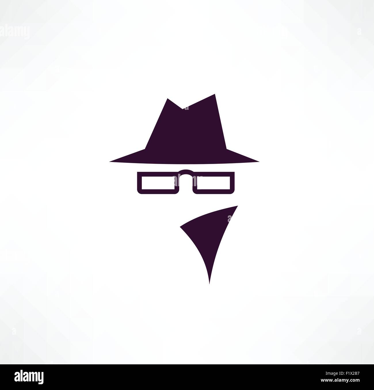 Man in suit. Secret service agent icon Stock Vector Image & Art - Alamy