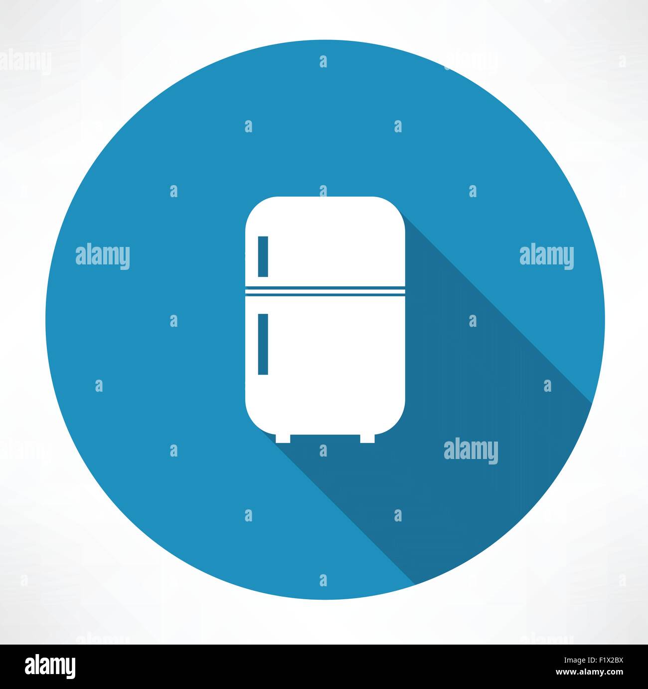 retro refrigerator icon. Flat modern style vector illustration Stock ...