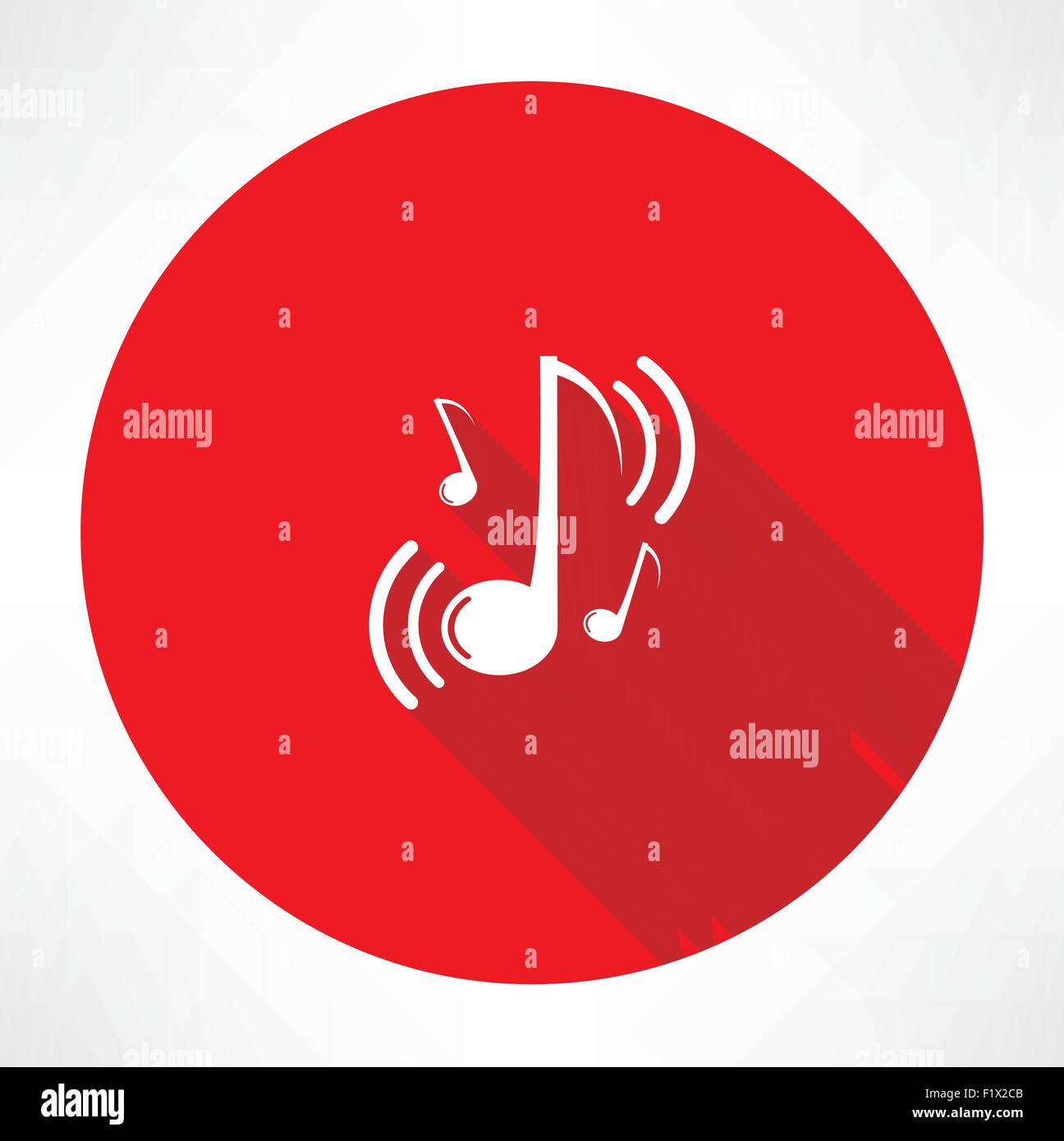 Music icon. Flat modern style vector illustration Stock Vector Image ...