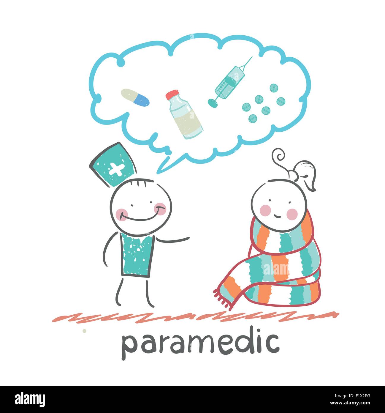 . Fun cartoon style illustration. The situation of life Stock Vector ...