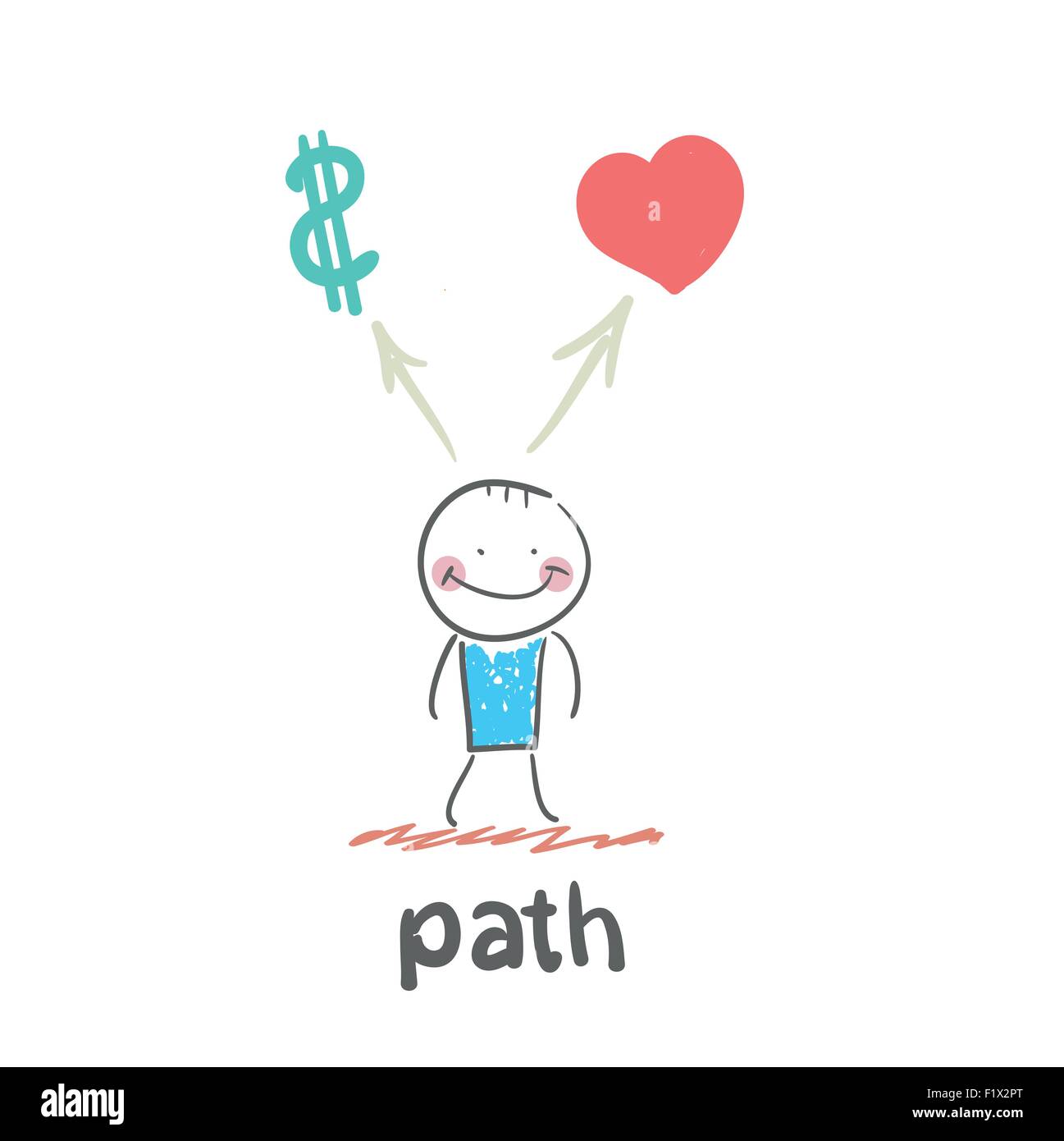 The direction of the aircraft illustration Cut Out Stock Images ...