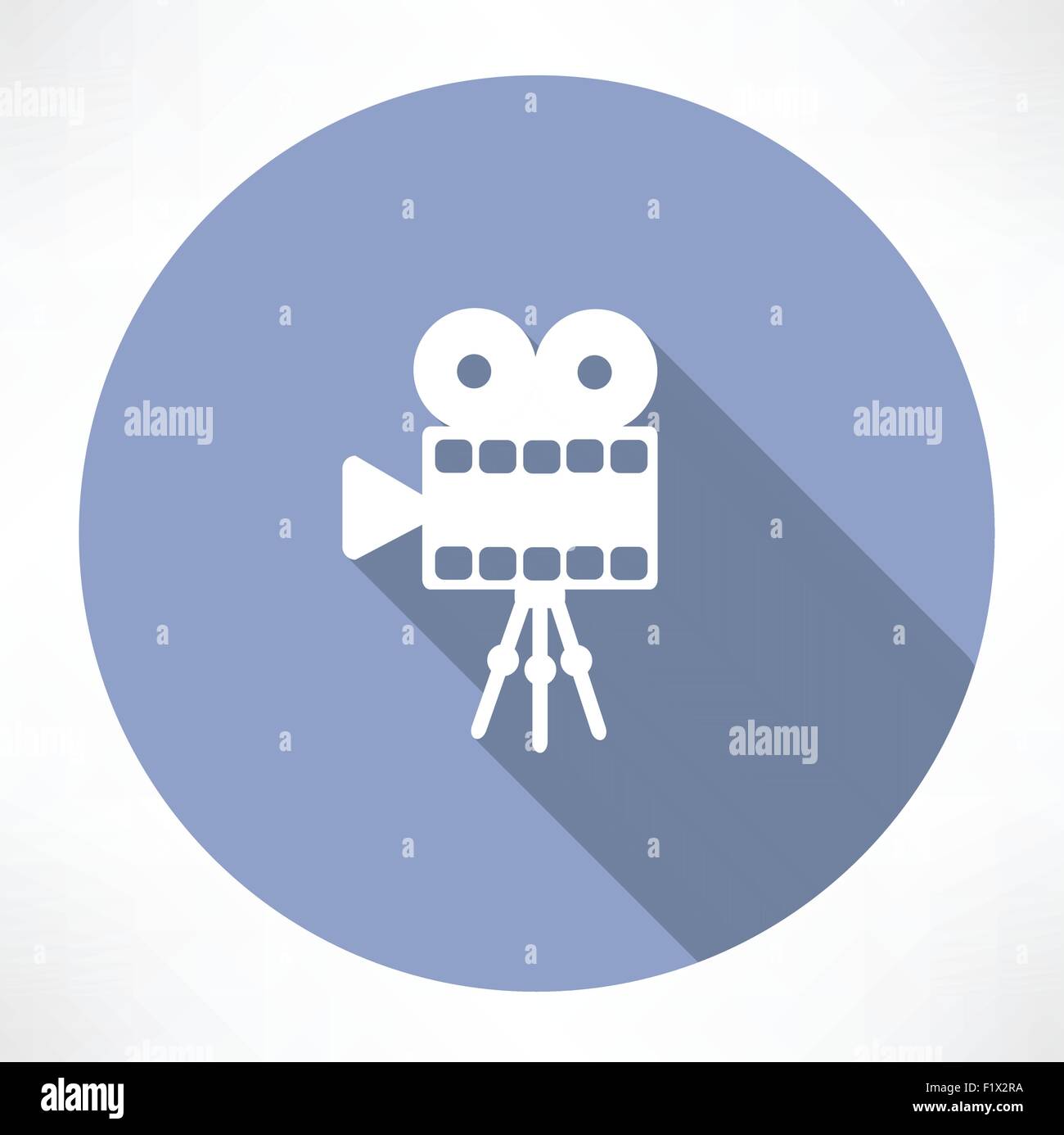 Movie camera. Flat modern style vector illustration Stock Vector Image ...