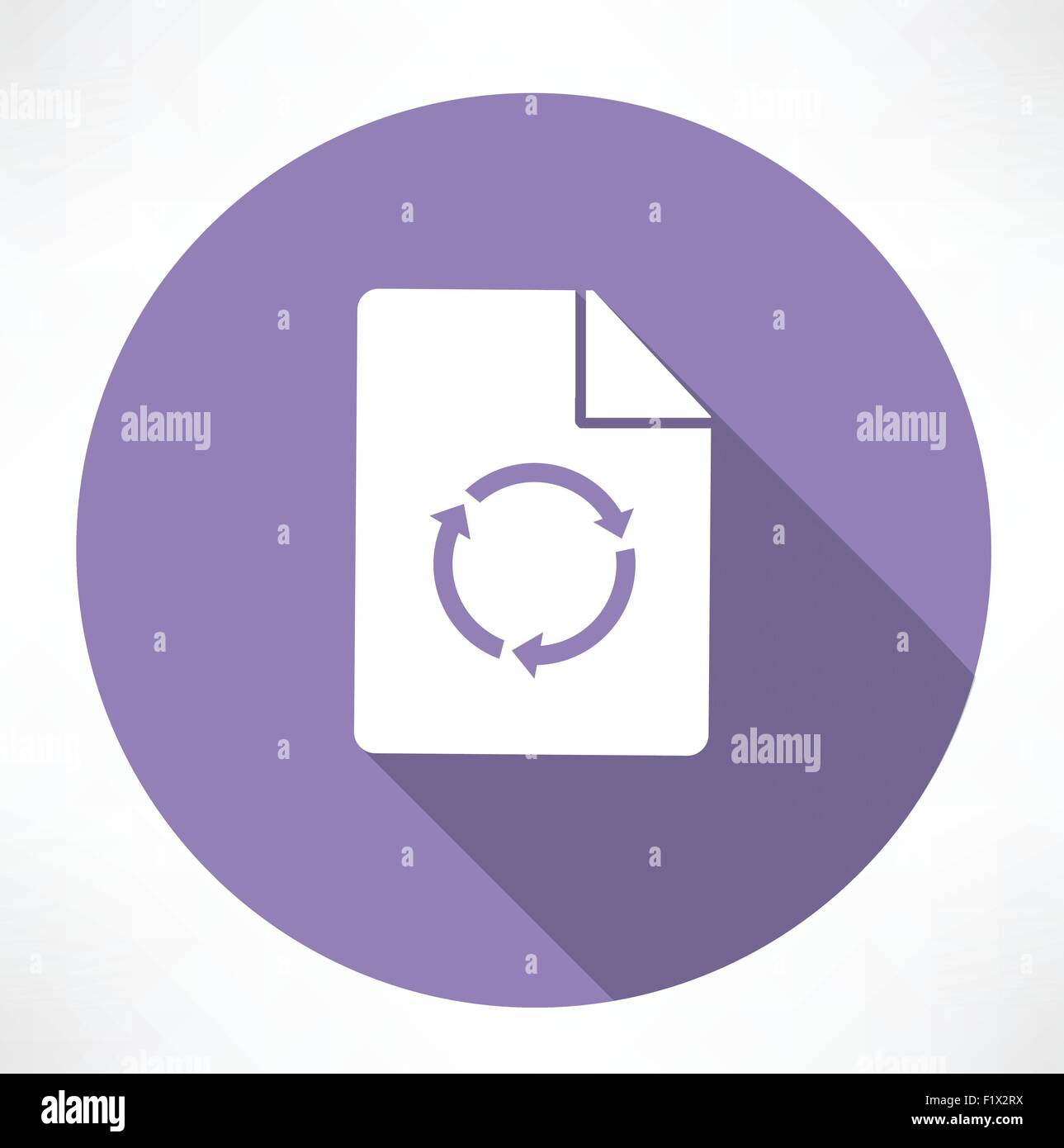 Refresh, Loop, Recycling Icon. Flat modern style vector illustration ...