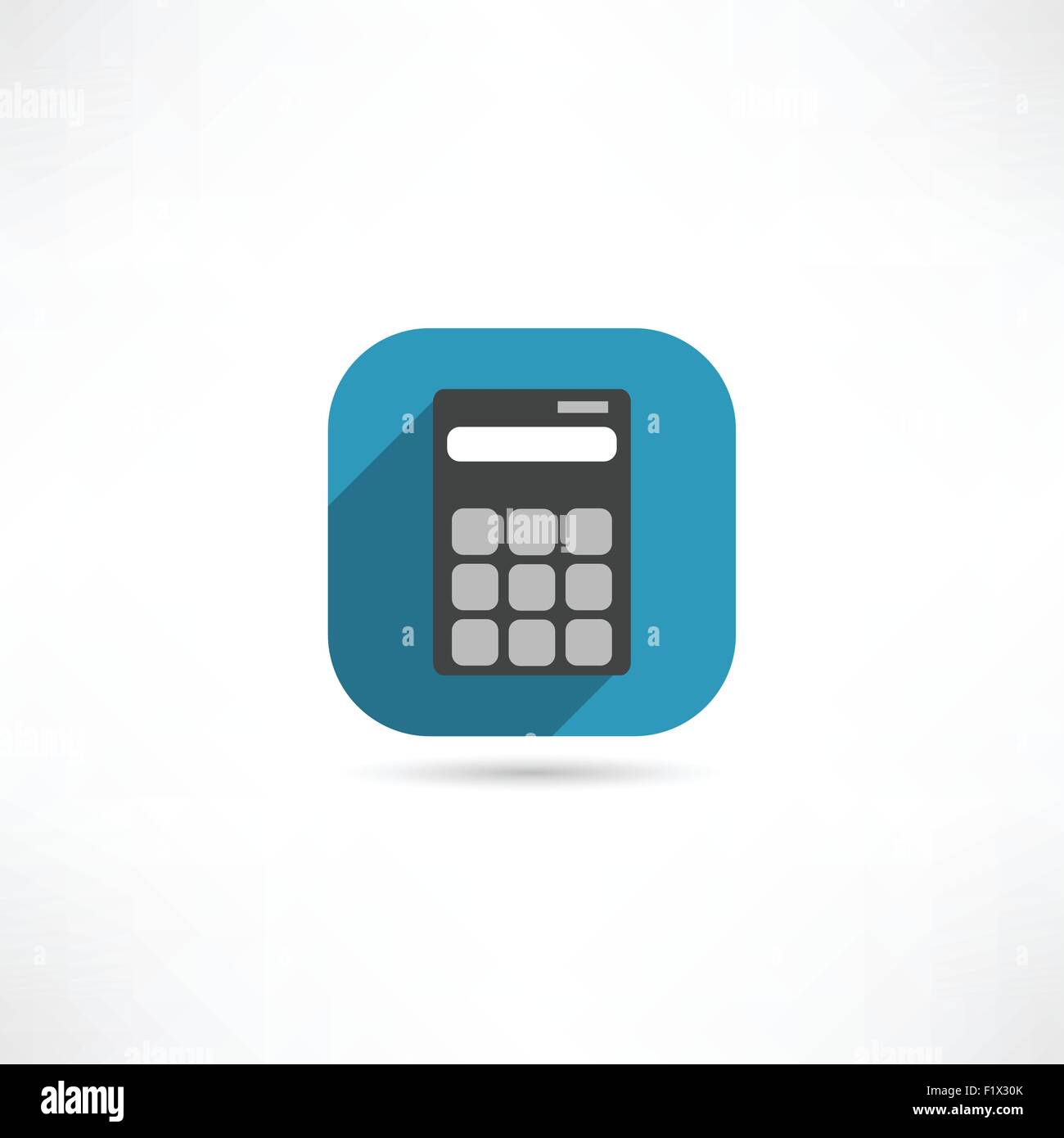 Calculator icon green Stock Vector Images - Alamy