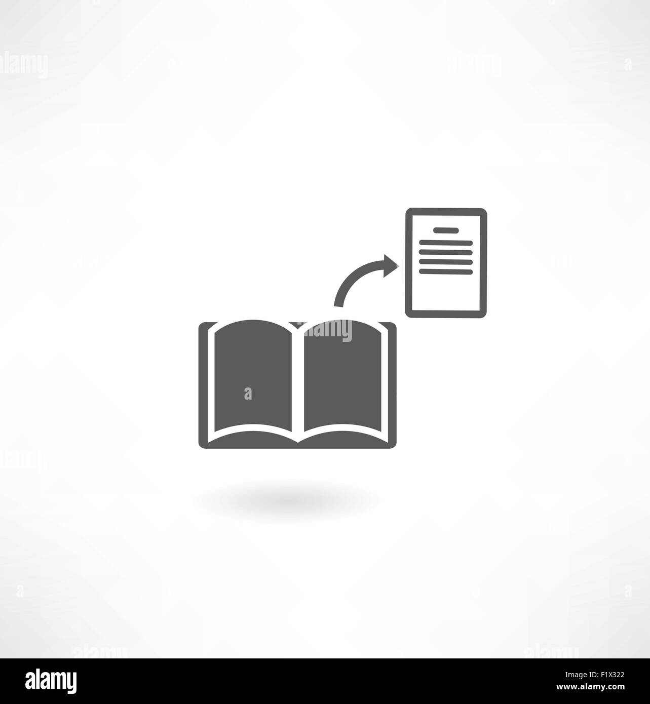 A digital book on a laptop screen. Symbolic 3D rendered Illustration ...