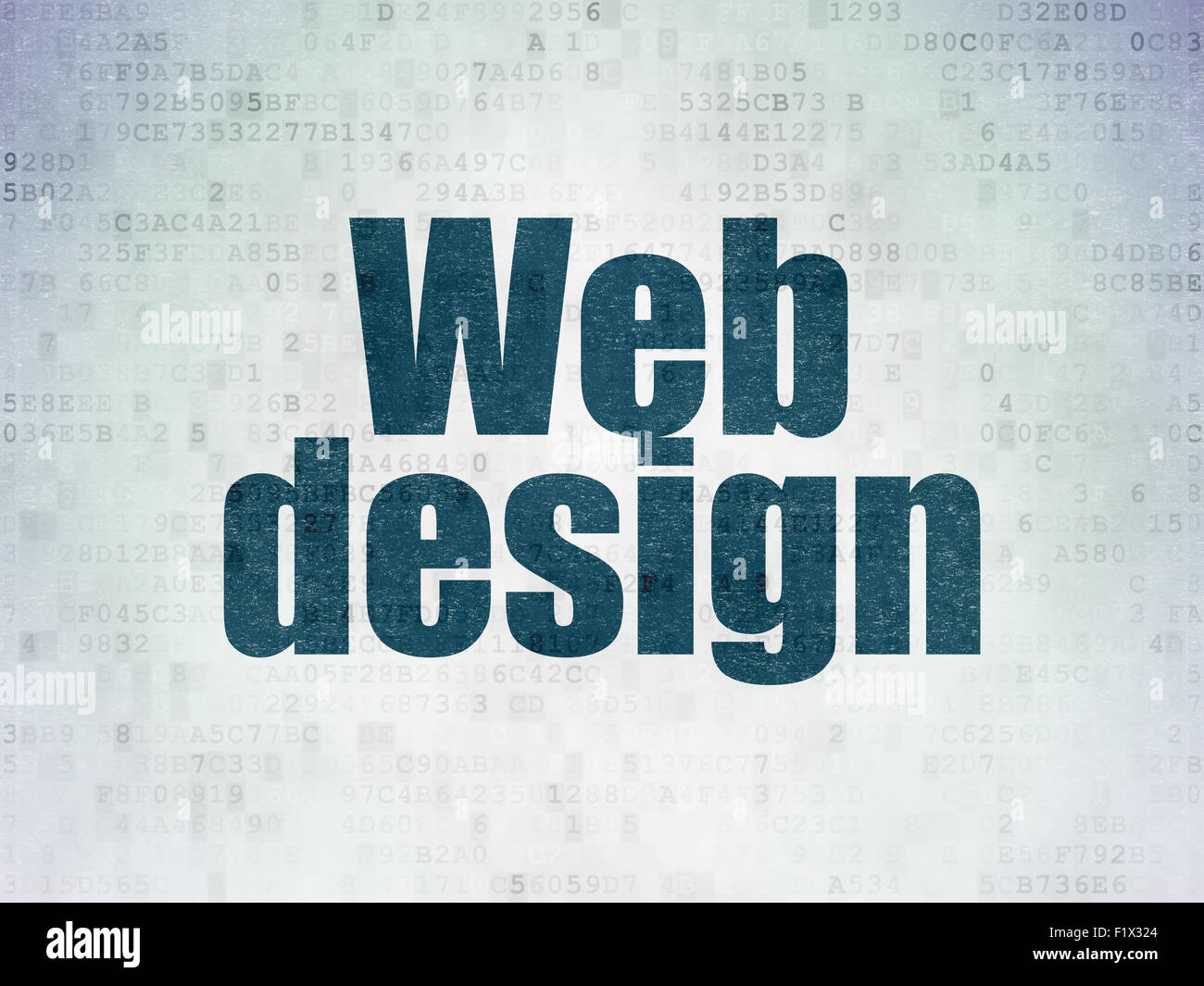 Web design concept: Web Design on Digital Paper background Stock Photo ...