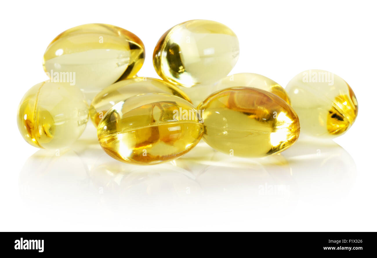 Fish oil pills hi-res stock photography and images - Alamy