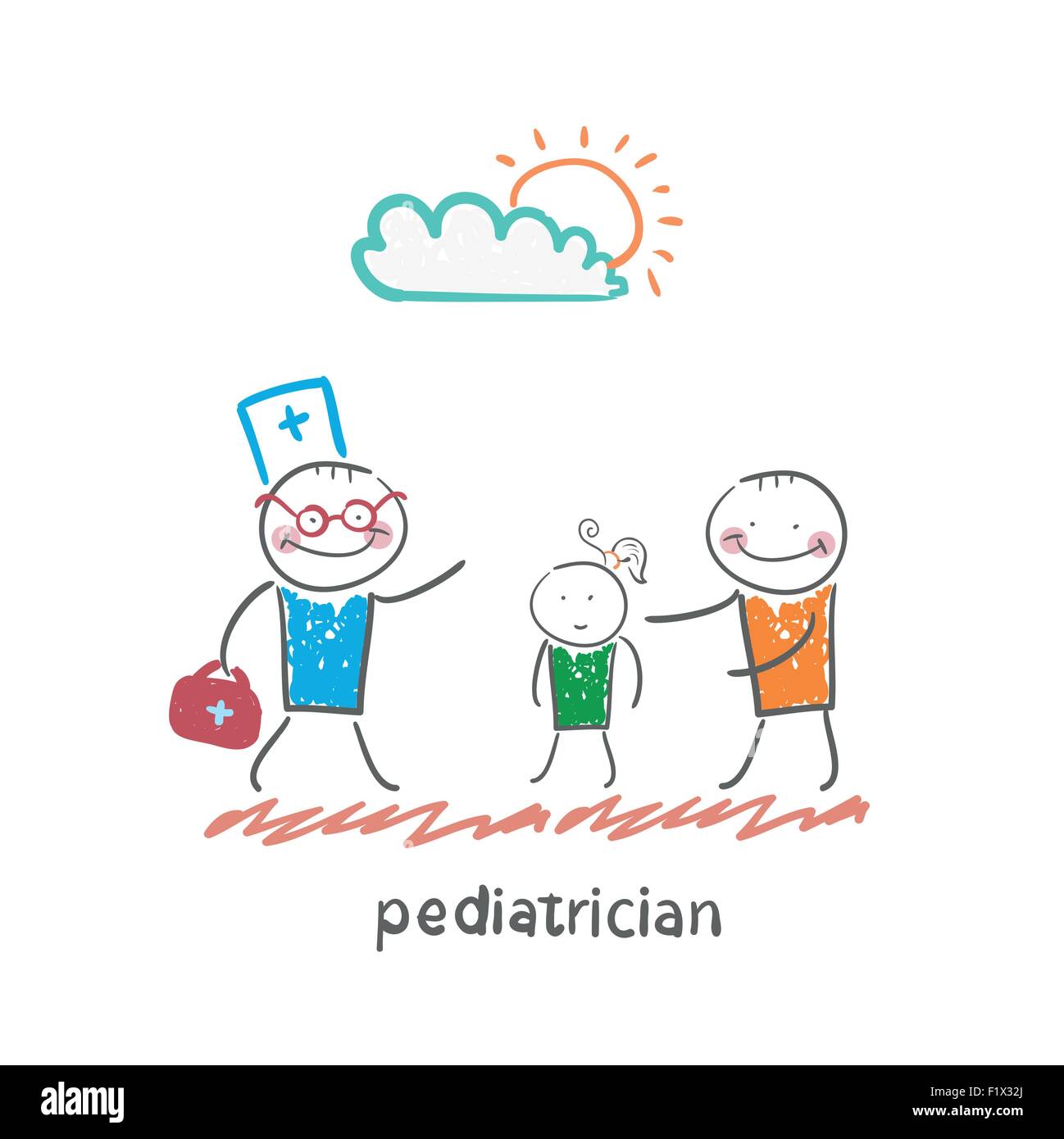 Travel child Stock Vector Images - Alamy