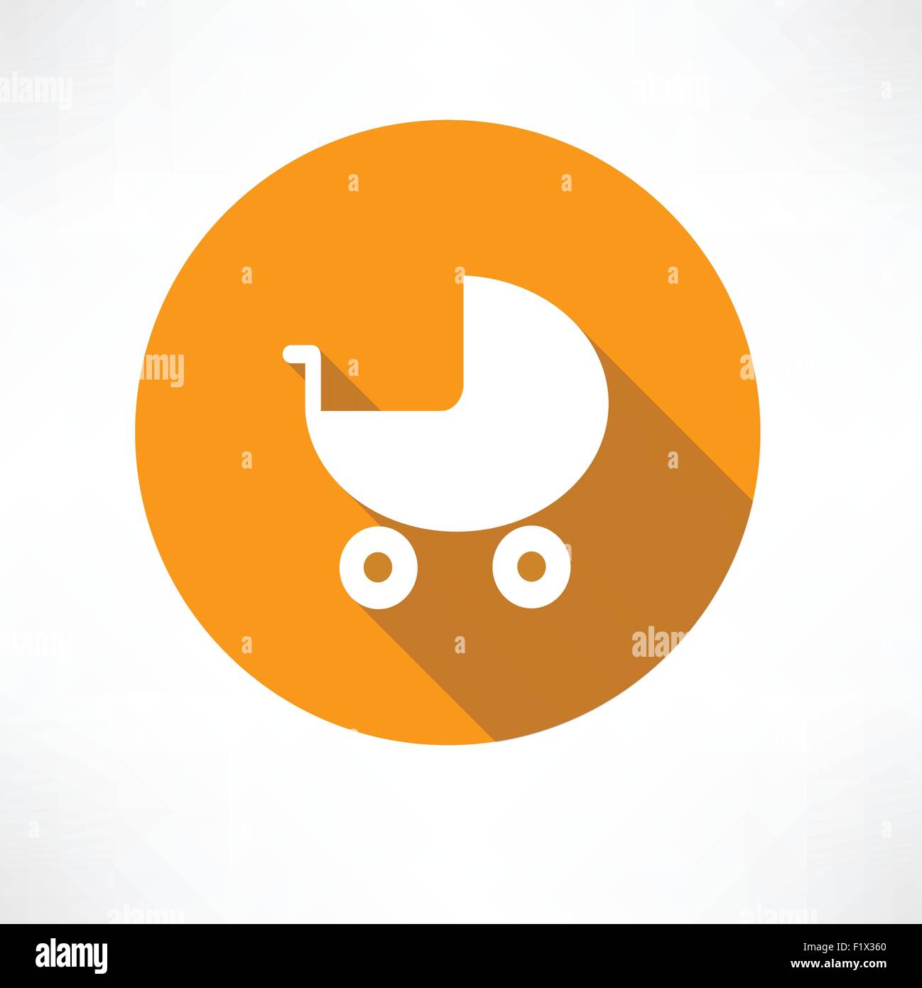 pram icon Flat modern style vector illustration Stock Vector Image ...