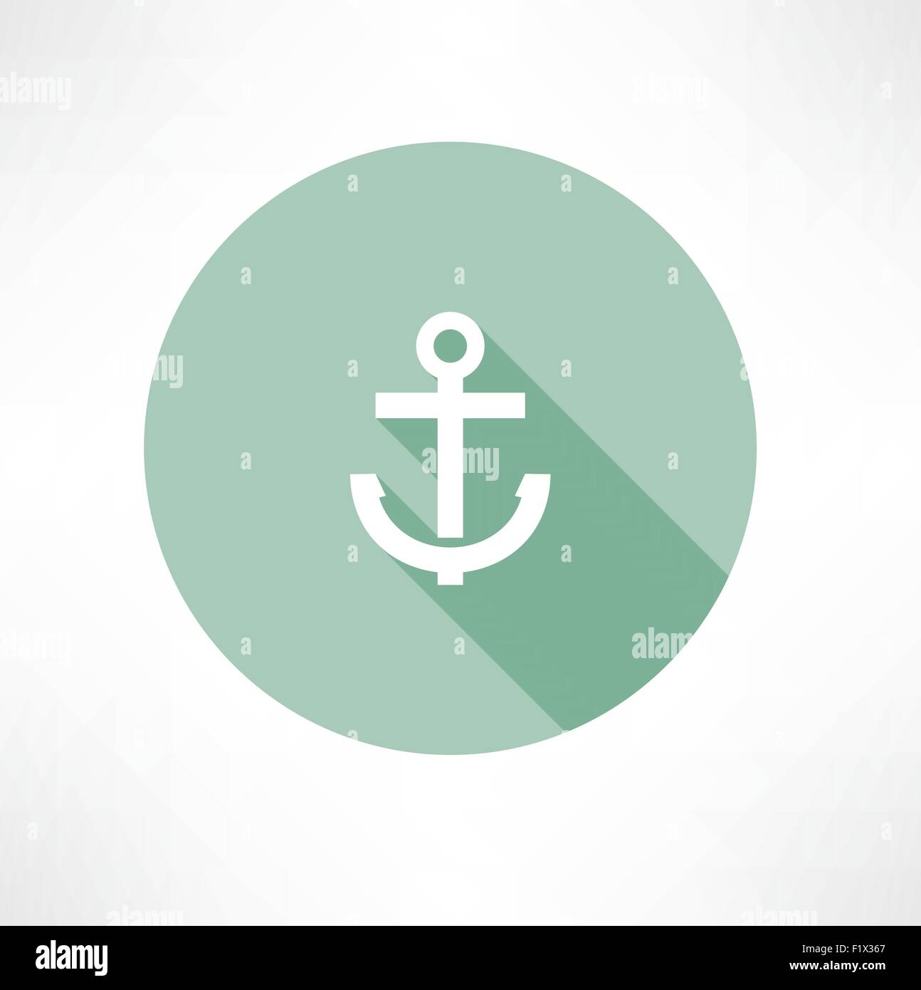 anchor icon flat Flat modern style vector illustration Stock Vector ...