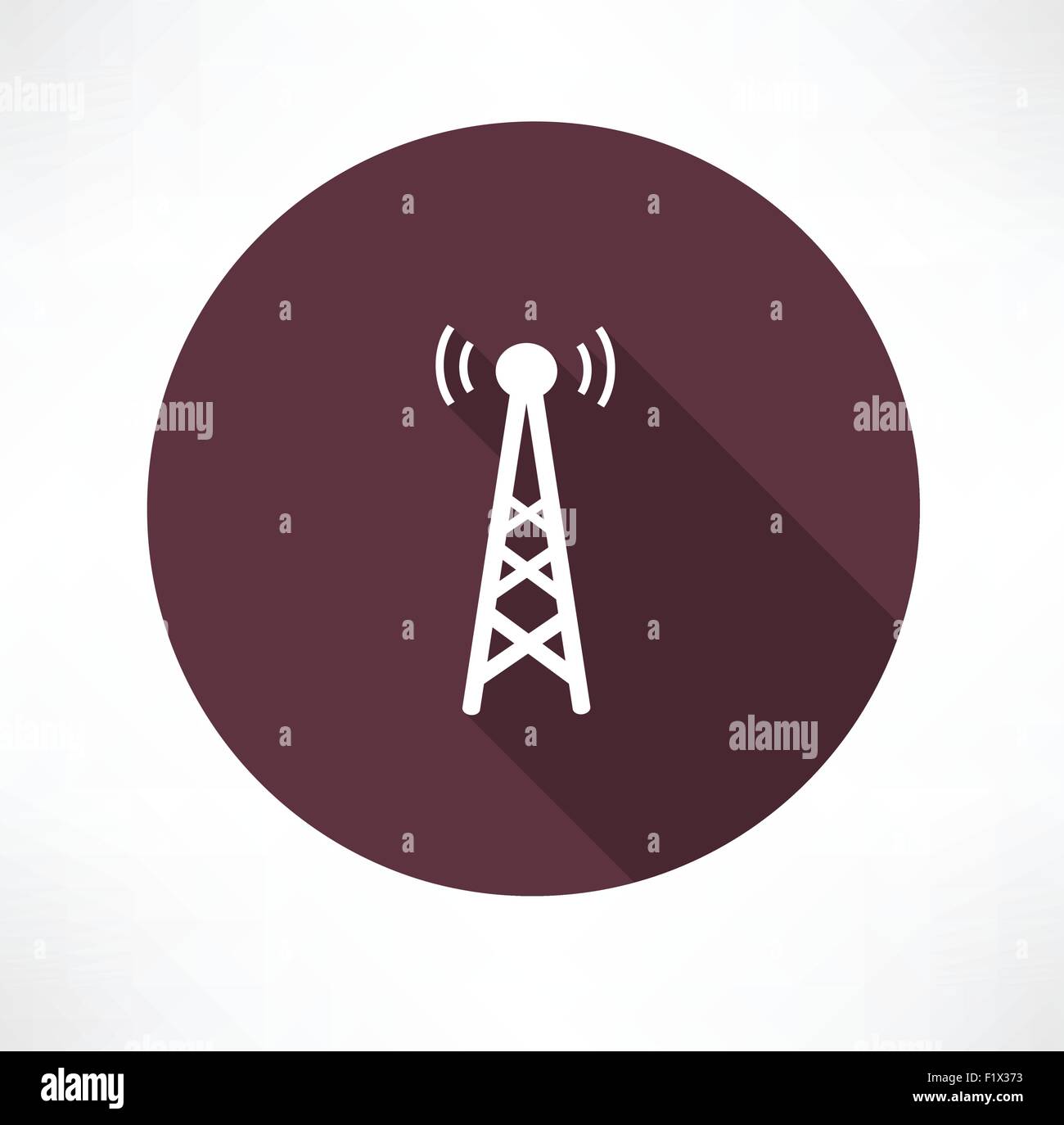 radio tower icon Flat modern style vector illustration Stock Vector ...