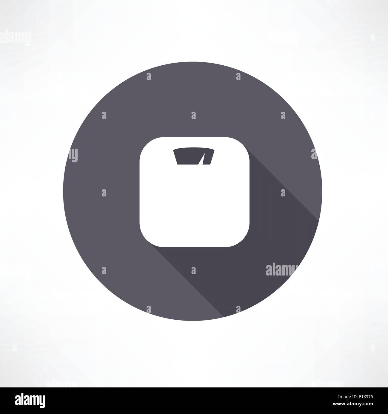 digital scale Flat modern style vector illustration Stock Vector Image ...