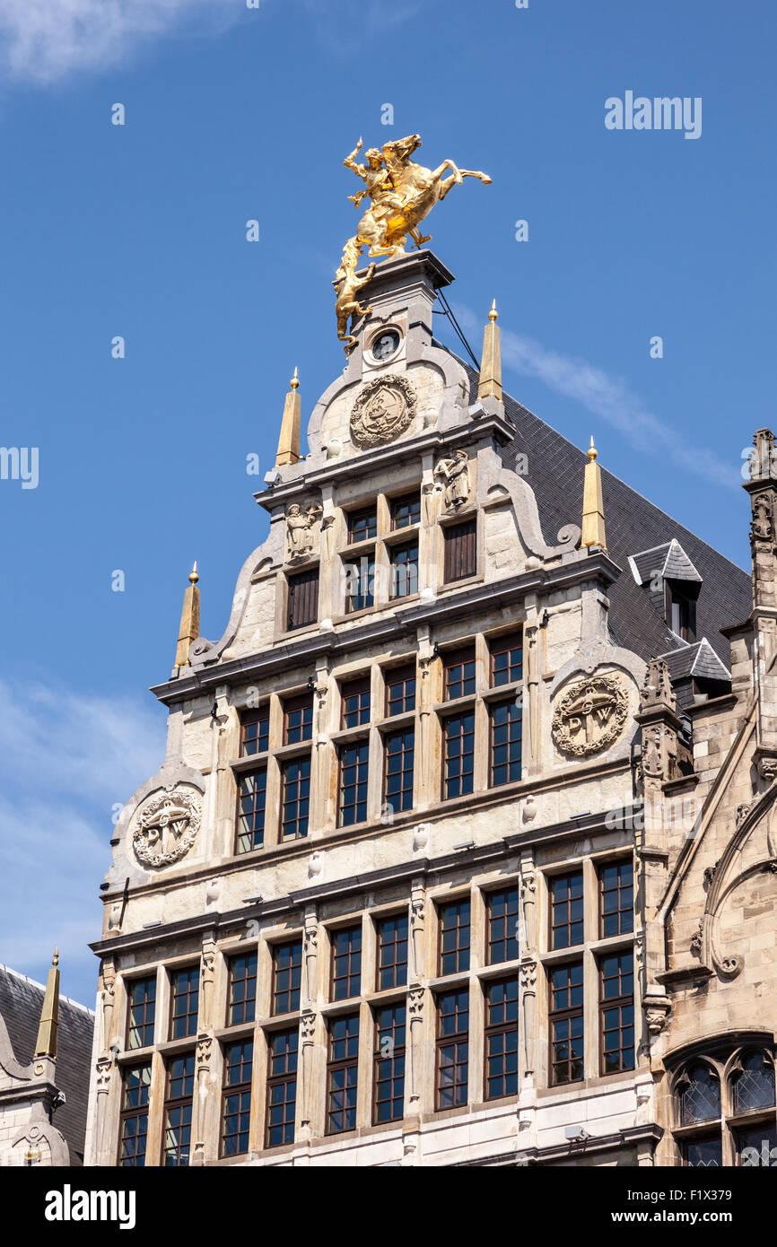Historic building in Antwerp, Belgium Stock Photo - Alamy
