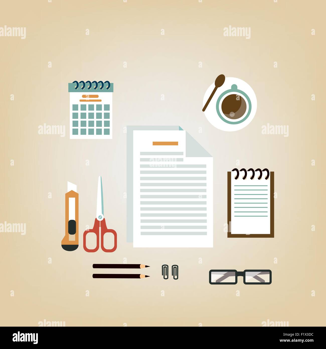 Domestic life front view Stock Vector Images - Alamy