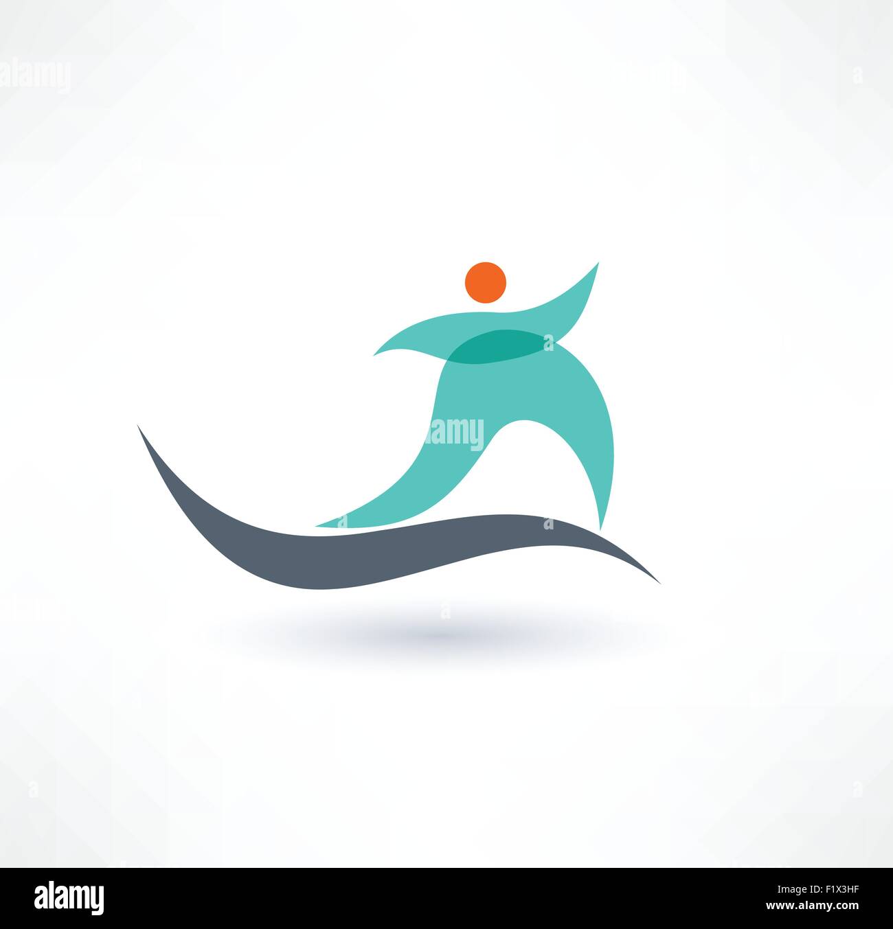 Running Gym Sport Man Symbol. Icon Stock Vector Image & Art - Alamy