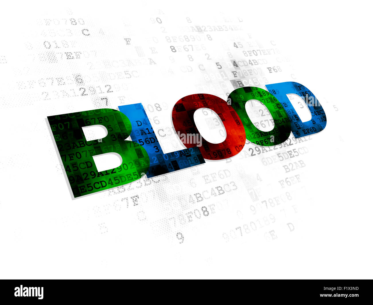 Grey background with blood Cut Out Stock Images & Pictures - Alamy