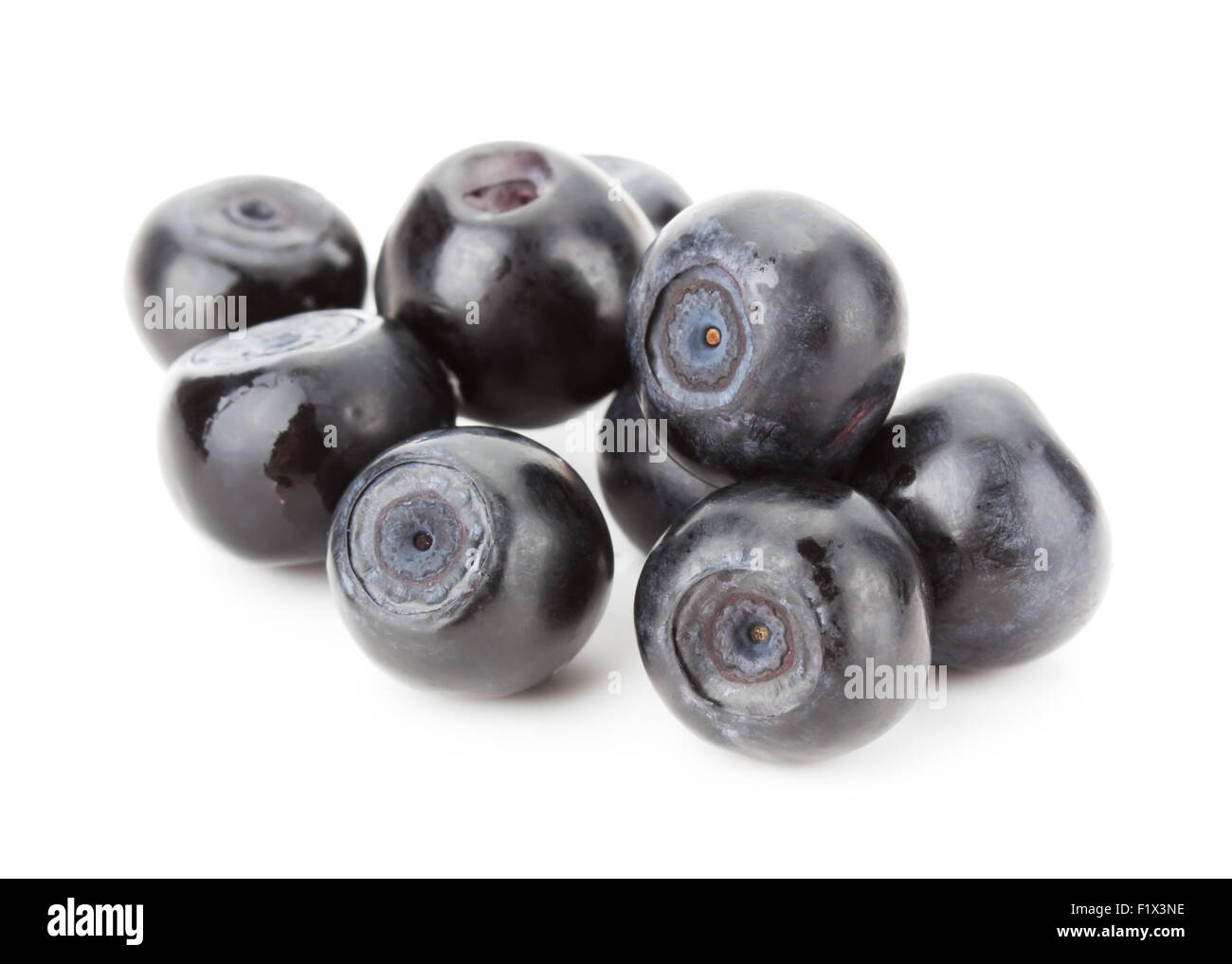 blueberries isolated on a white background Stock Photo - Alamy