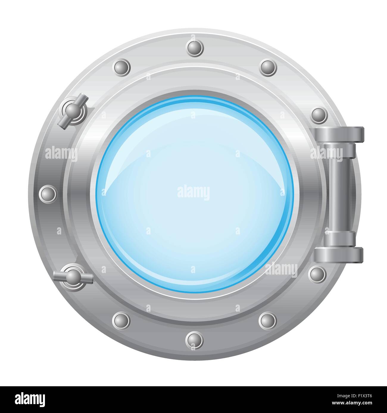 boat porthole vector illustration isolated on white background Stock ...