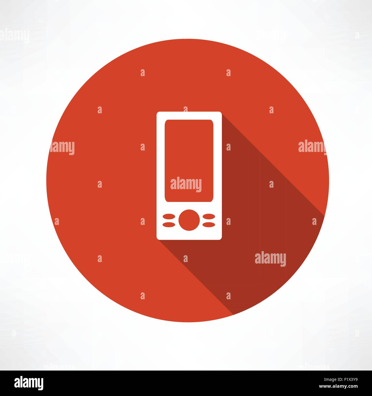 Mobile phone icons Flat modern style vector illustration Stock Vector ...