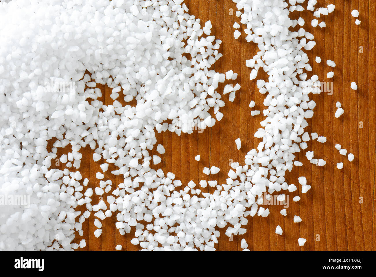 picture made from spilled grained salt Stock Photo - Alamy