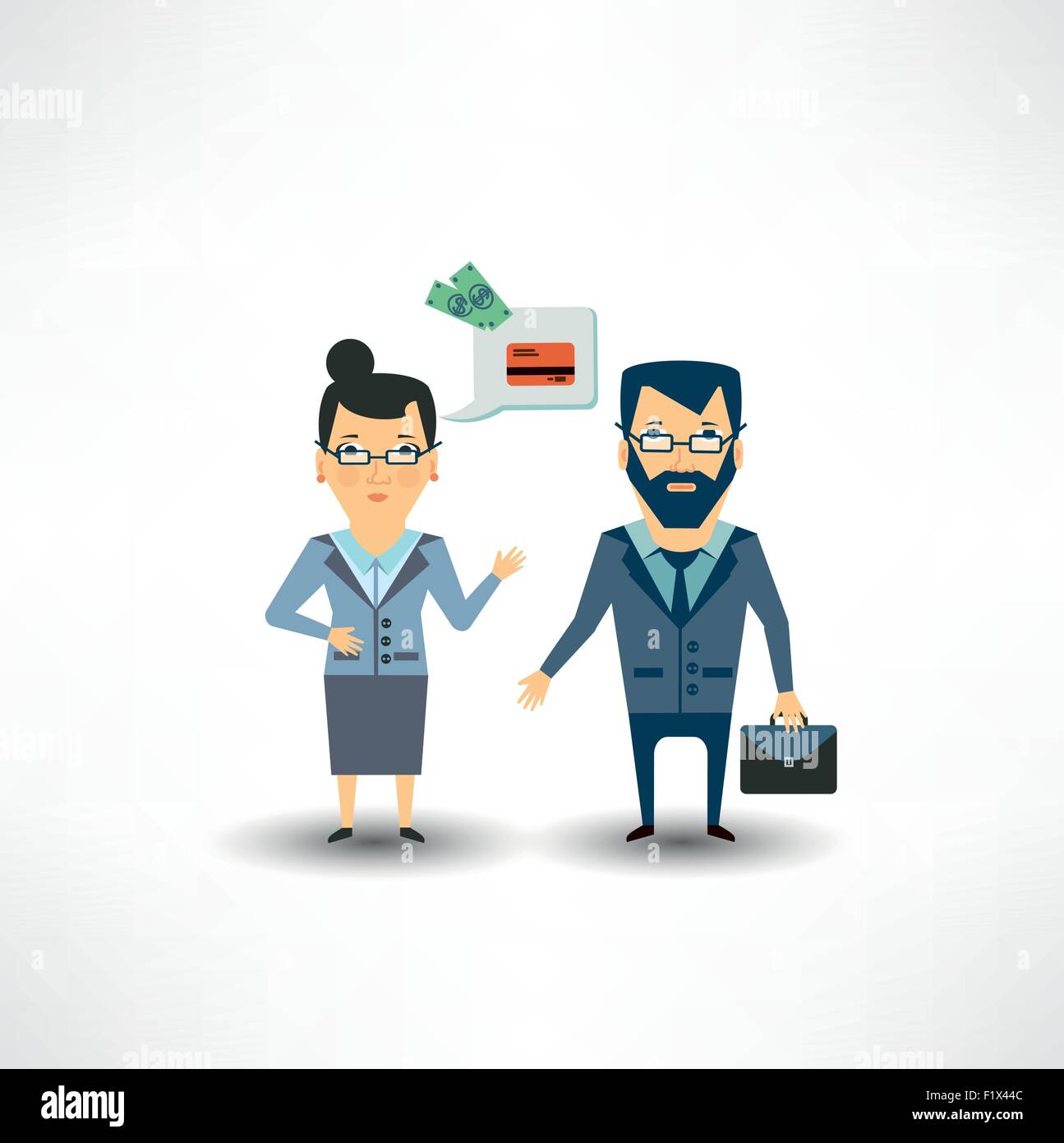 Laughing employee Stock Vector Images - Alamy