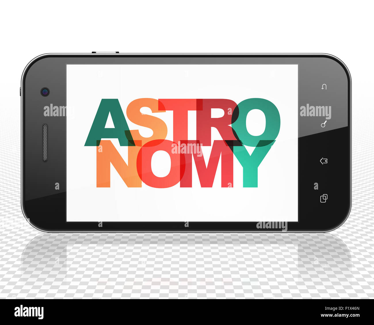 Science concept: Smartphone with Astronomy on display Stock Photo - Alamy